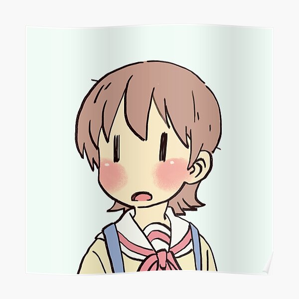 "I draw yuuko (yukko) / funny nichijou meme face" Poster by RansRoom ...
