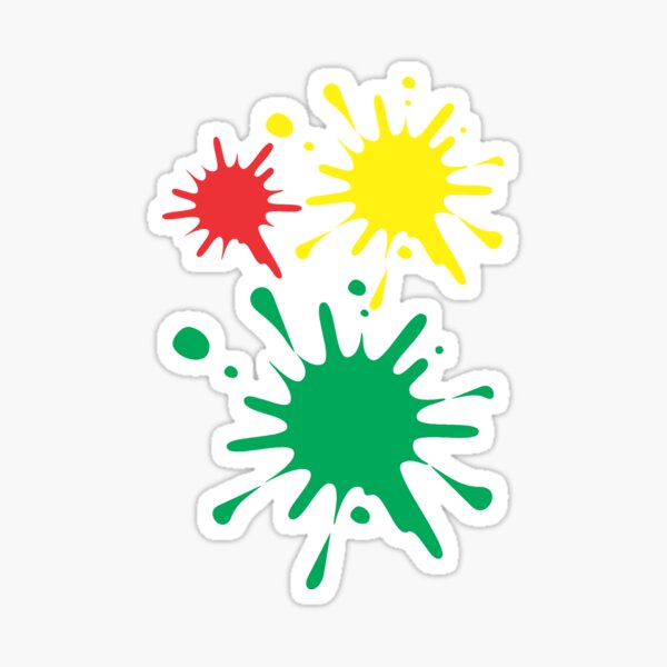 "Paint Drop Art" Sticker by Sanuche | Redbubble