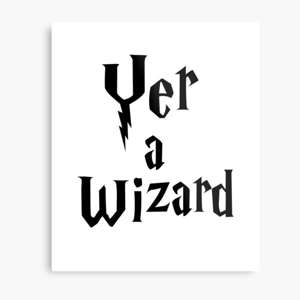 Lámina metálica «Eres un mago - refranes divertidos para Potterheads ...