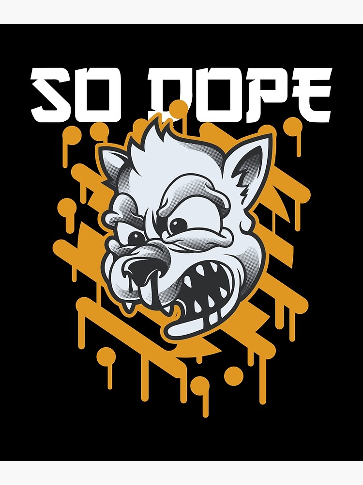 Póster «Ropa de calle de temática urbana Dope» de Storopia | Redbubble