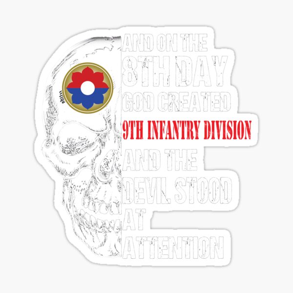 "9Th Infantry Division-8Th Day" Sticker for Sale by AvaLavoie | Redbubble