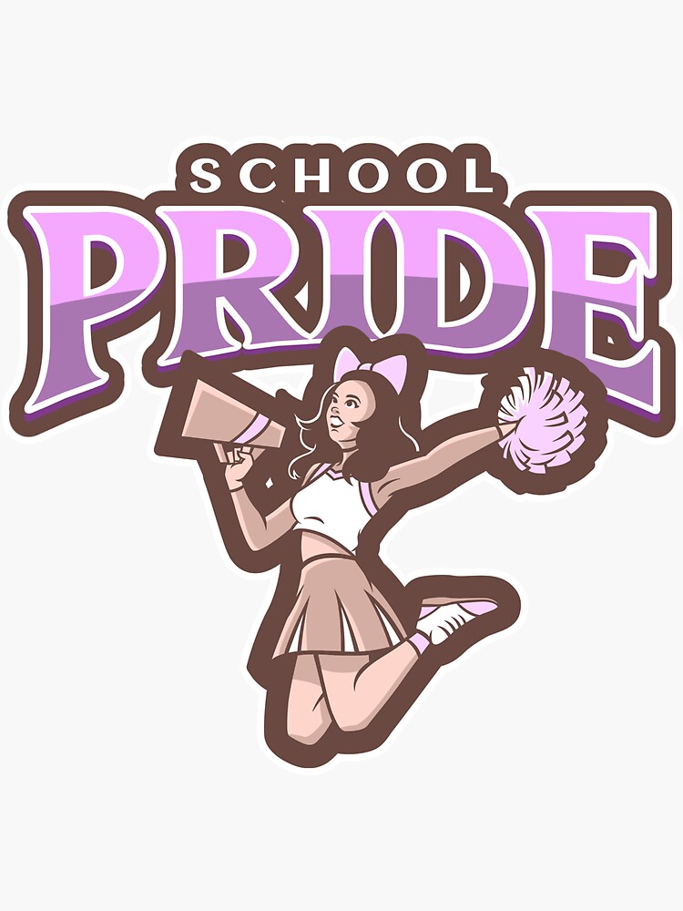 "School Pride" Sticker for Sale by RobertW311 | Redbubble