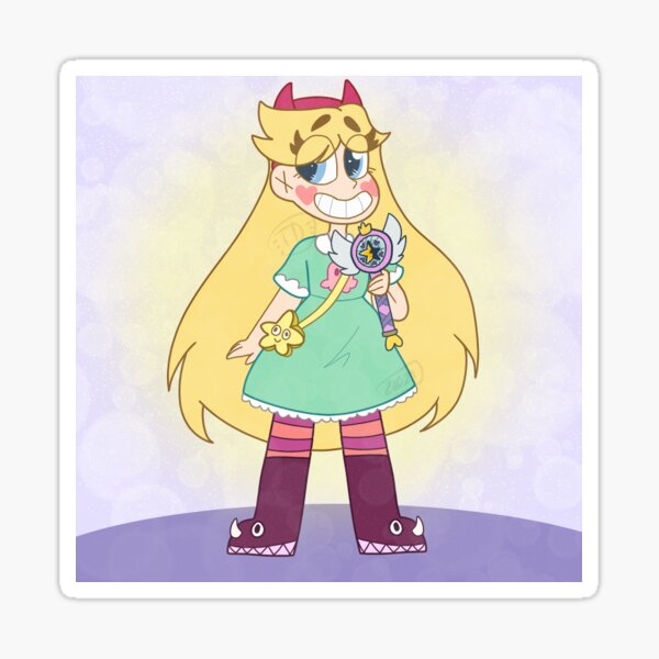 "Star Butterfly!" Sticker for Sale by hannahbug666 | Redbubble