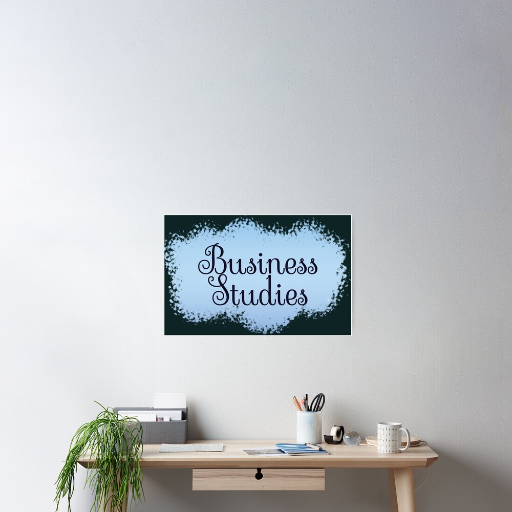 "Business Studies School Subject Label - Swamp" Poster by IrinchiDE ...