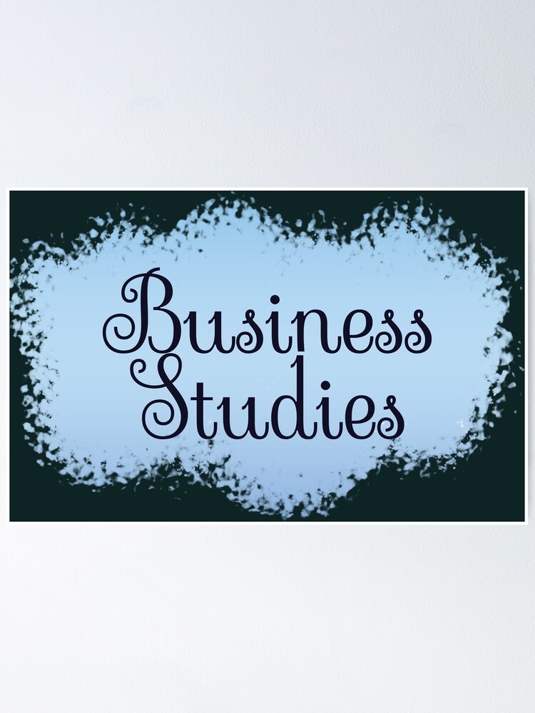 "Business Studies School Subject Label - Swamp" Poster by IrinchiDE ...