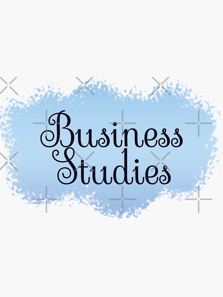 "Business Studies School Subject Label - Swamp" Sticker for Sale by ...