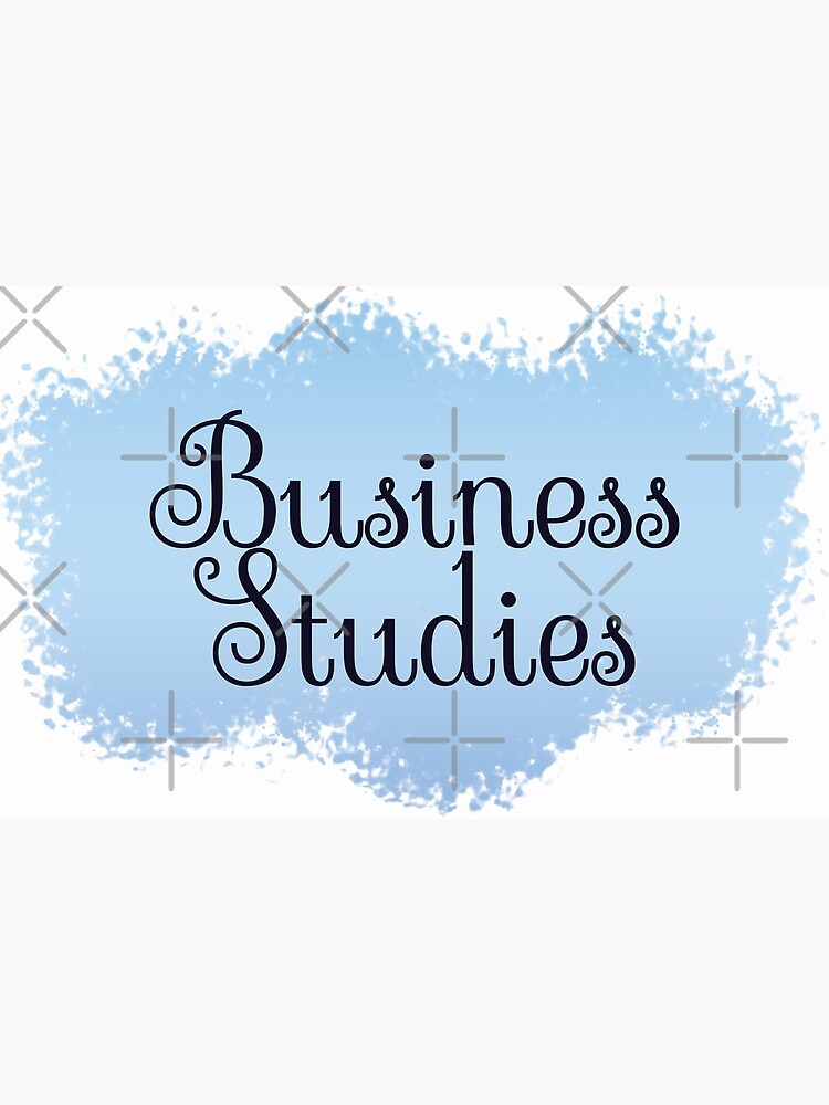 "Business Studies School Subject Label - white" Poster for Sale by ...