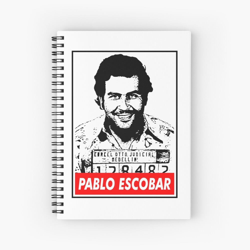 "Pablo Escobar (Narcos)" Spiral Notebook for Sale by flapjacksbutter ...