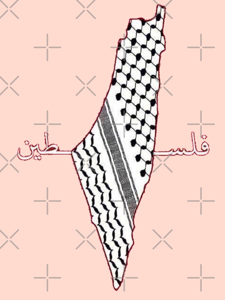 "Traditional Shemagh Keffiea Palestine Jordan Scarf Red Pattern ...