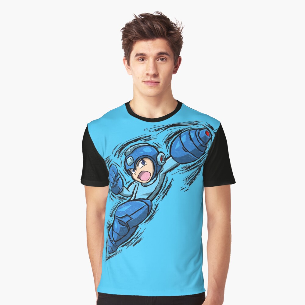 "Mega Man" Sticker for Sale by Hawke525 | Redbubble