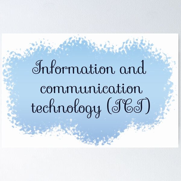 "ICT - Information and Communication Technology School Subject Label ...