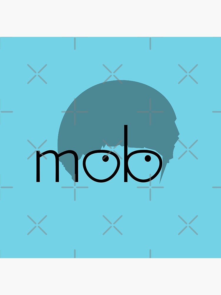 "Mob Psycho Hair Text Logo" Poster for Sale by Carsondood | Redbubble