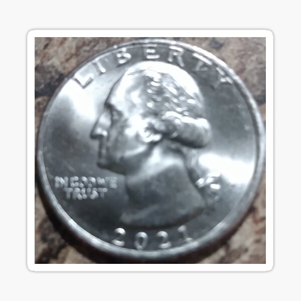 "Quarter" Sticker for Sale by lpick1966 | Redbubble