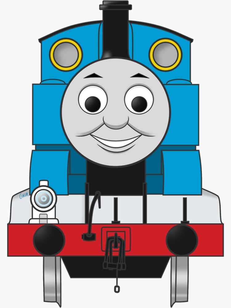 "Thomas The Train" Sticker for Sale by UndertheMoonSVG | Redbubble