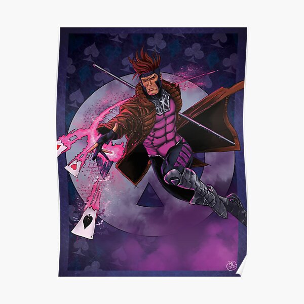 "Gambit mon ami" Poster for Sale by MK-Art-Designs | Redbubble