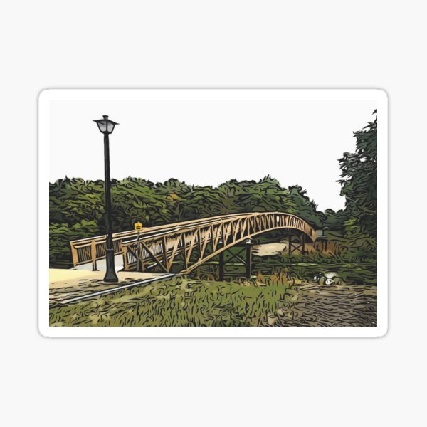 "bridge" Sticker for Sale by Octava | Redbubble