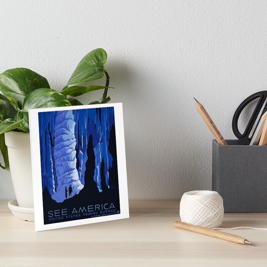 "Vintage See America Poster" Art Board Print by Dynamite4ever | Redbubble