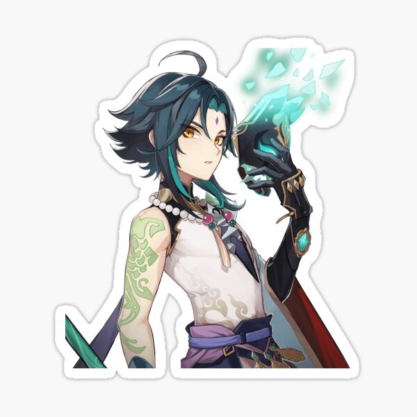 "xiao transparent " Sticker for Sale by bigguzzito | Redbubble