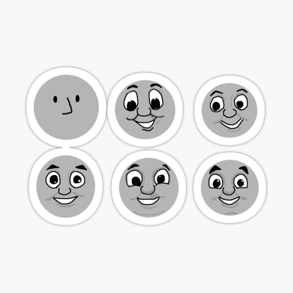 "Thomas The Train" Sticker for Sale by UndertheMoonSVG | Redbubble