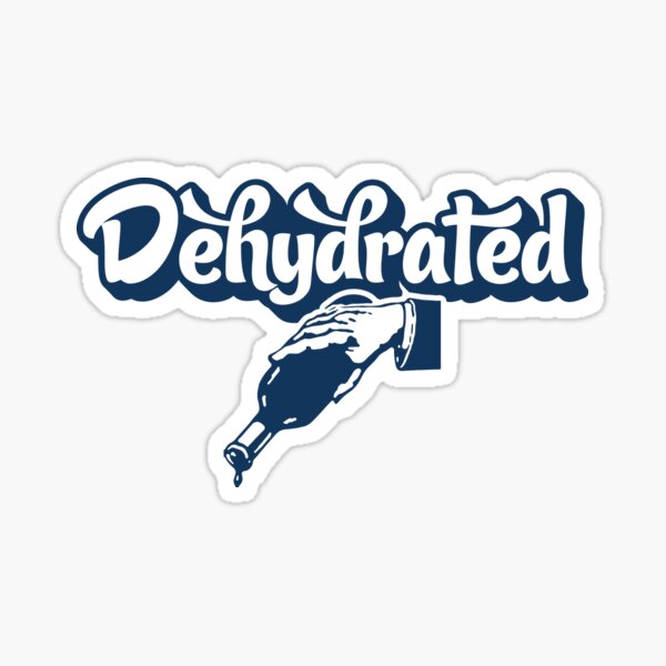 "Cool dehydrated logo" Sticker for Sale by willytwoshoes | Redbubble