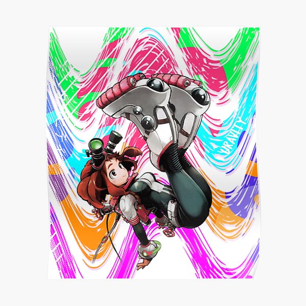 "Falling Rainbow MHA urarka" Poster by DSG-PANDA | Redbubble