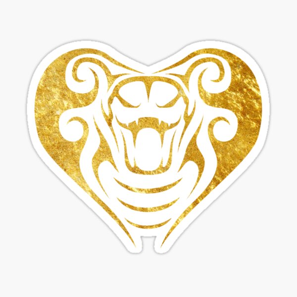 "Gold Foil Cobra Head" Sticker for Sale by TheWildFlix | Redbubble