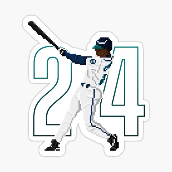 "Ken Griffey Jr " Sticker for Sale by UndertheMoonSVG | Redbubble