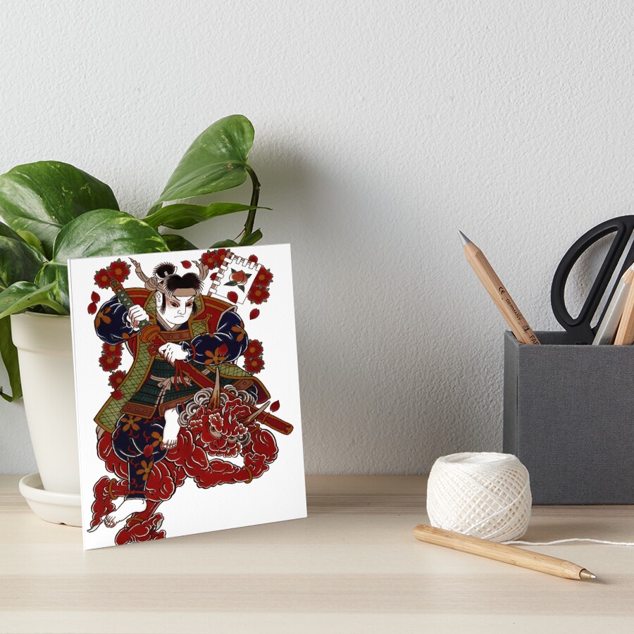 "Hiroki Awano's Momotaro Tattoo" Art Board Print by Lqfted | Redbubble