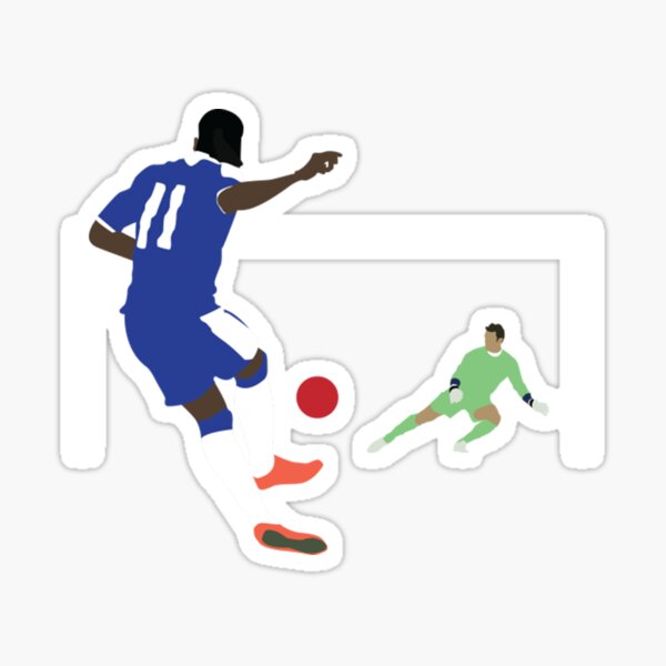 "Didier Drogba " Sticker for Sale by UndertheMoonSVG | Redbubble