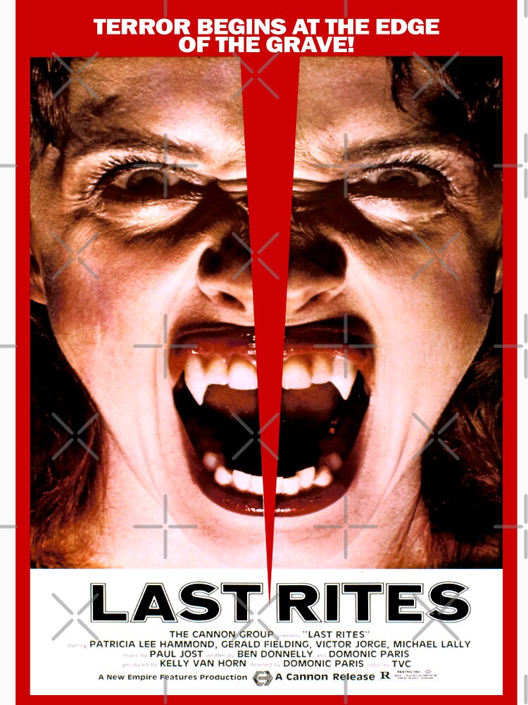 "Last Rites" T-shirt for Sale by ilovemovieart | Redbubble | movie t ...