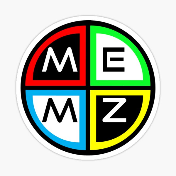 "Standard MEMZ Logo" Sticker for Sale by a-memz-art | Redbubble