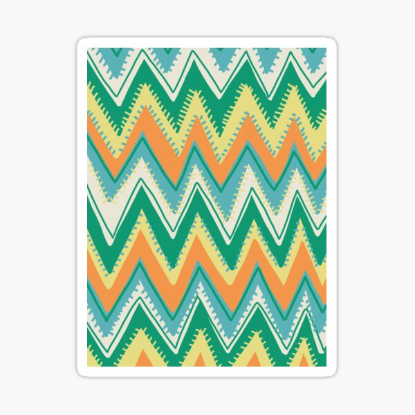 "Zigzag" Sticker by gigi-rosado | Redbubble