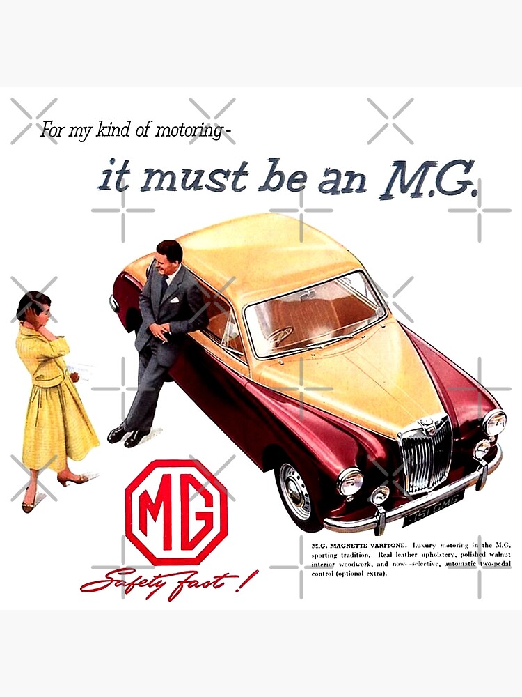 "MG MAGNETTE - ADVERT" Poster for Sale by ThrowbackM3 | Redbubble