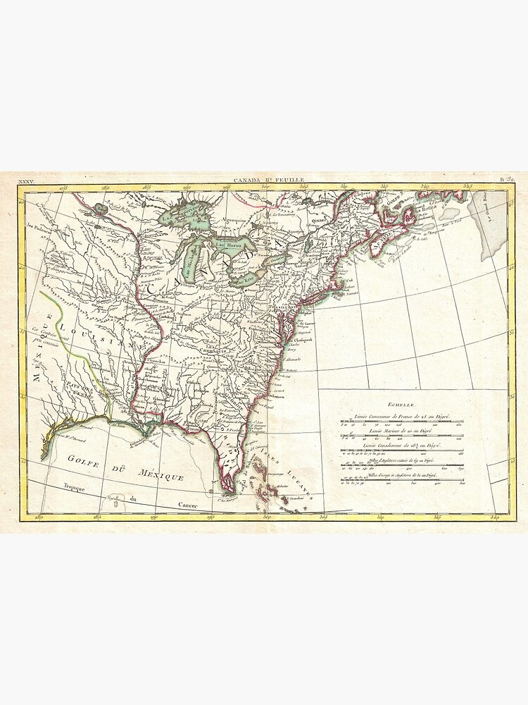 "Thirteen Colonies Vintage Map (1776)" Poster for Sale by BravuraMedia ...
