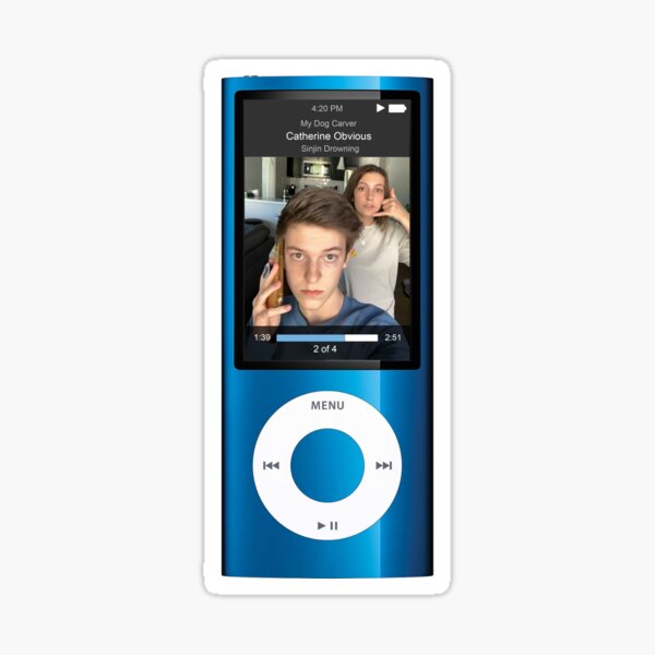 "sinjin drowning ipod" Sticker for Sale by ckking6 | Redbubble