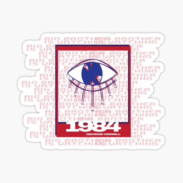"Big Brother Is Watching" Sticker by skvanz | Redbubble