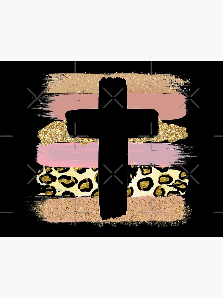 Cheetah Print Cross Background