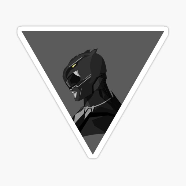 "Black Ranger Drawing Emblem" Sticker for Sale by Dr-Hat | Redbubble