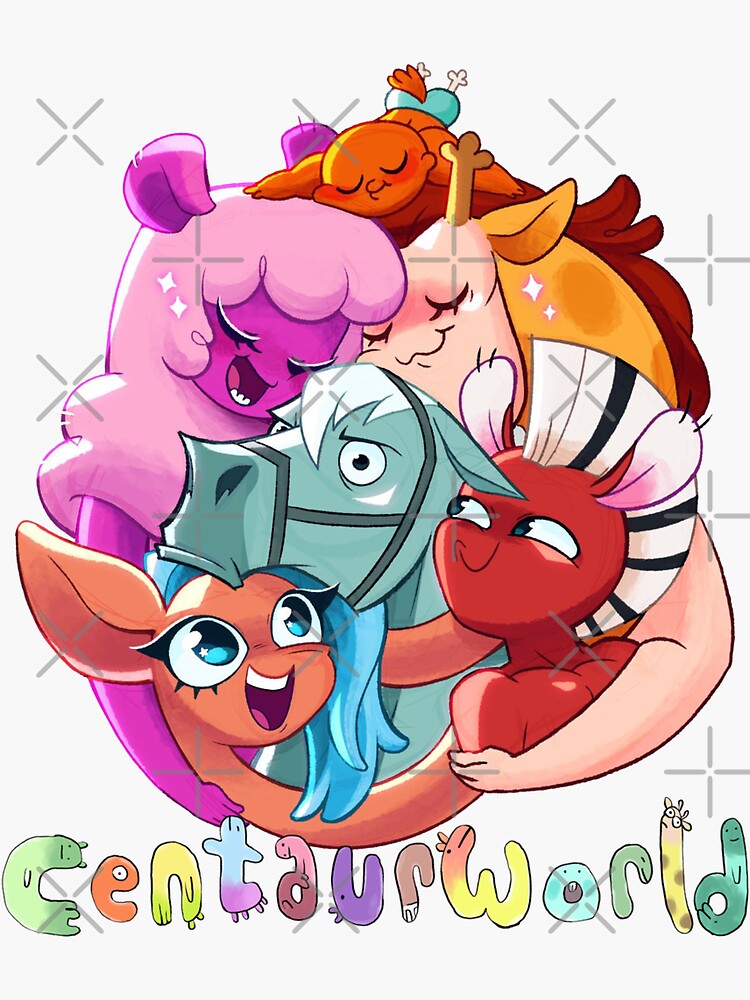 "Centaurworld 01" Sticker for Sale by poppybutterse | Redbubble
