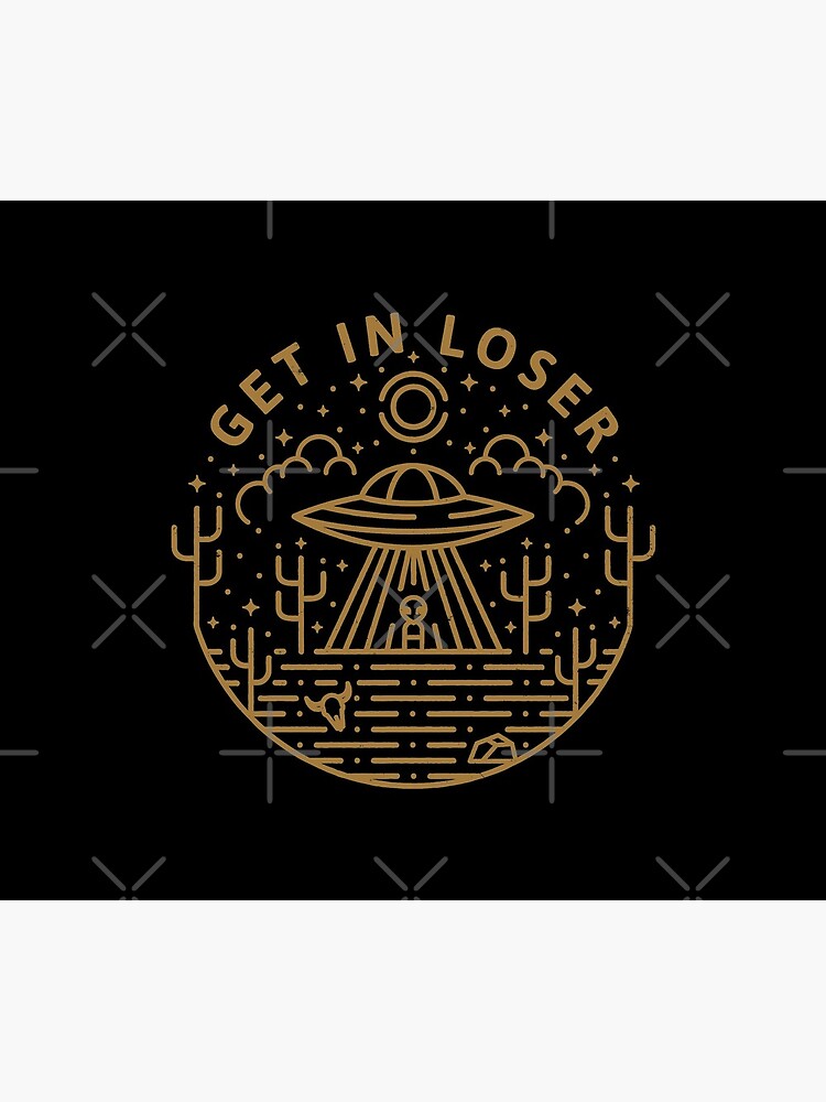 "Get In Loser" Mouse Pad for Sale by rfad | Redbubble