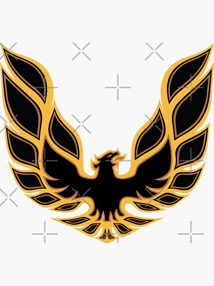 "Pontiac Trans Am Firebird Bandit Golden" Sticker for Sale by ...
