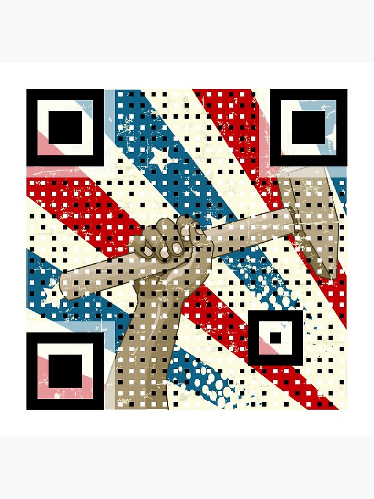 "Happy Labor Day! QR code" Art Print by TheQRstore | Redbubble