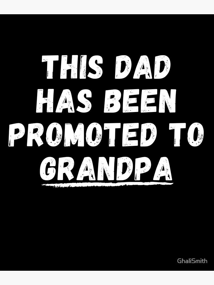 "Dieser Papa wurde zum Opa befördert - lustiges cooles Papa-Geschenk ...