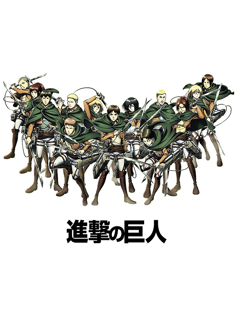 "Full Crew - AOT - Japanese Manga Fan Art - Attack On Titan - Group ...