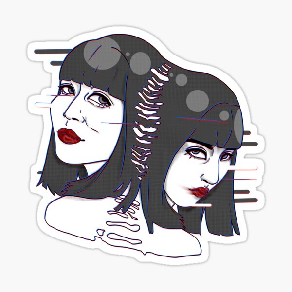 "Nanno/Tomie Sticker" Sticker for Sale by RenTOfficial | Redbubble