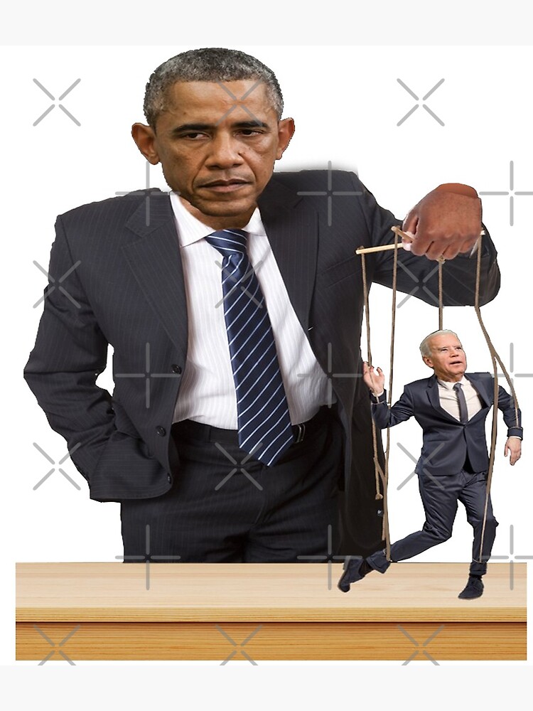 "PUPPET MASTER design - OBAMA controlling President Joe Biden ...