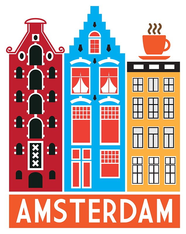 Amsterdam: Stickers | Redbubble