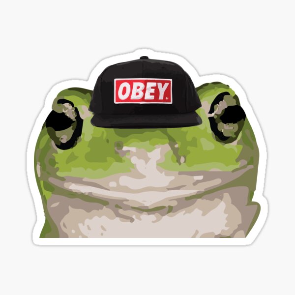 "Thug Frog" Sticker for Sale by StateAlternate | Redbubble