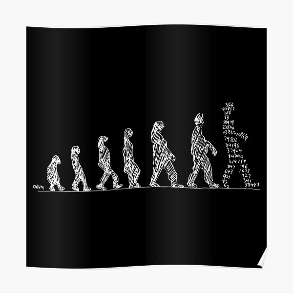 "Data evolution cartoon | Data analyst" Poster for Sale by orumcartoons ...