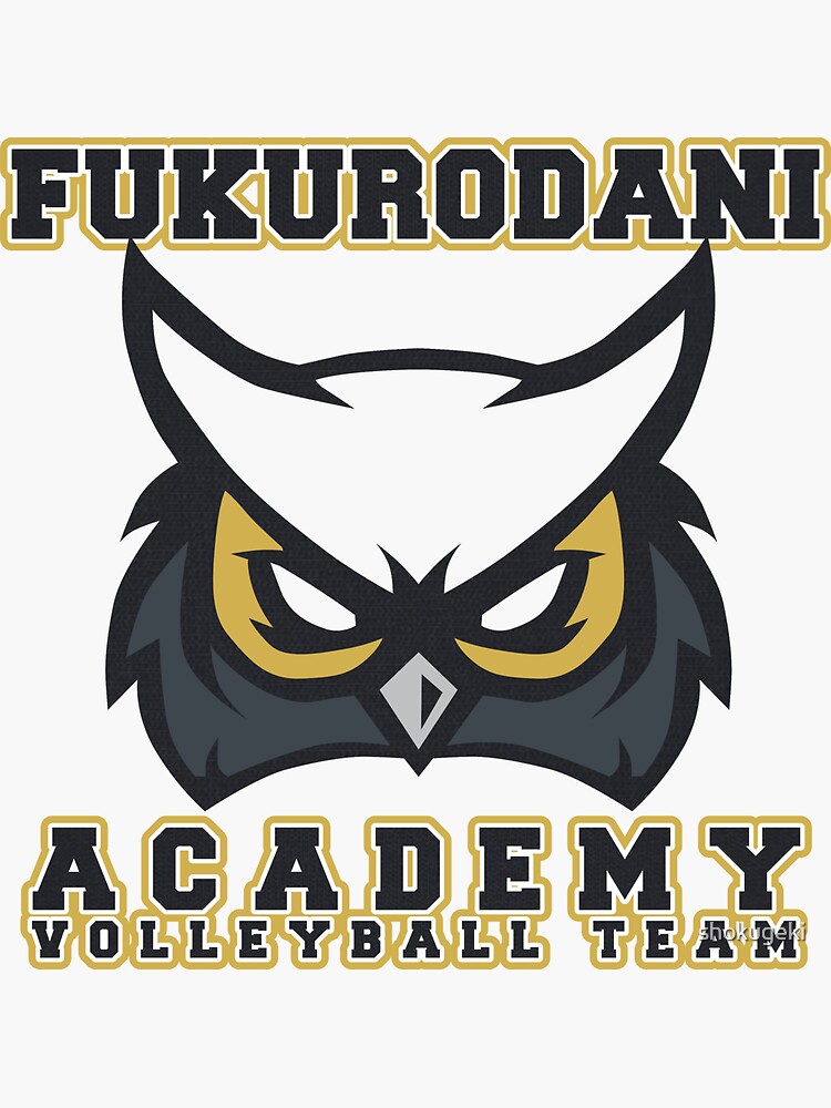 "Haikyuu - Fukurodani" Sticker for Sale by shokugeki | Redbubble